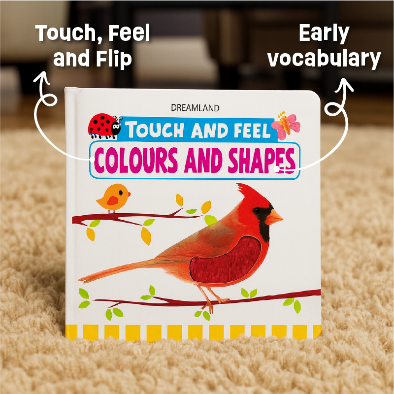 Buy Touch and Feel Board Book - Colours and Shapes Baby Sensory Book ...