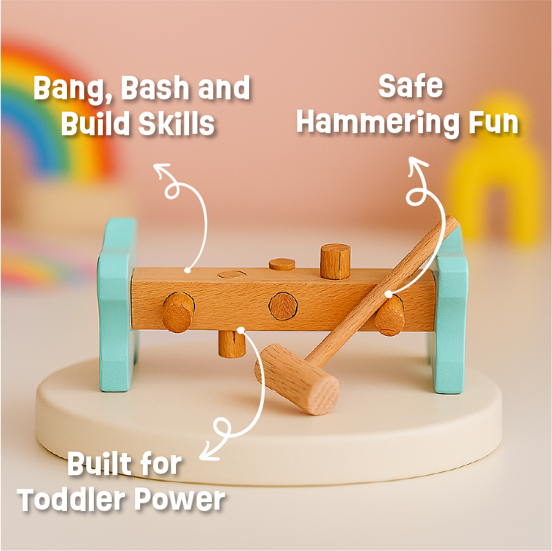 Knock Knock Hammer Toy for Strength and Fine Motor – Lillbud