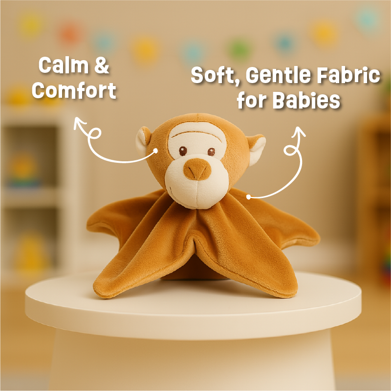 Buy Cuddle Monkey - Soft cuddly friend for little ones Online - Lillbud