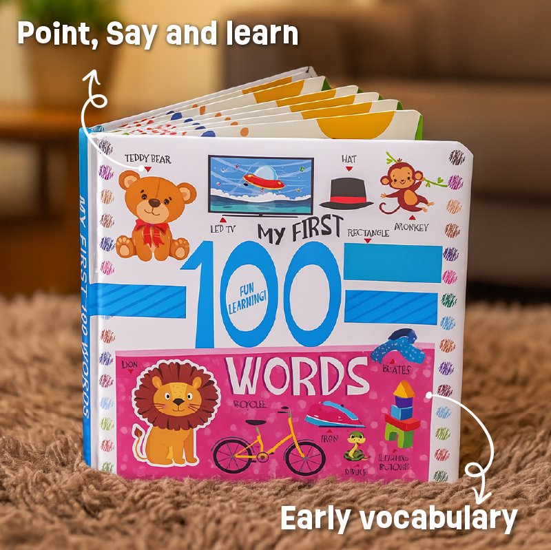 My First 100 Words - Board Book – Lillbud